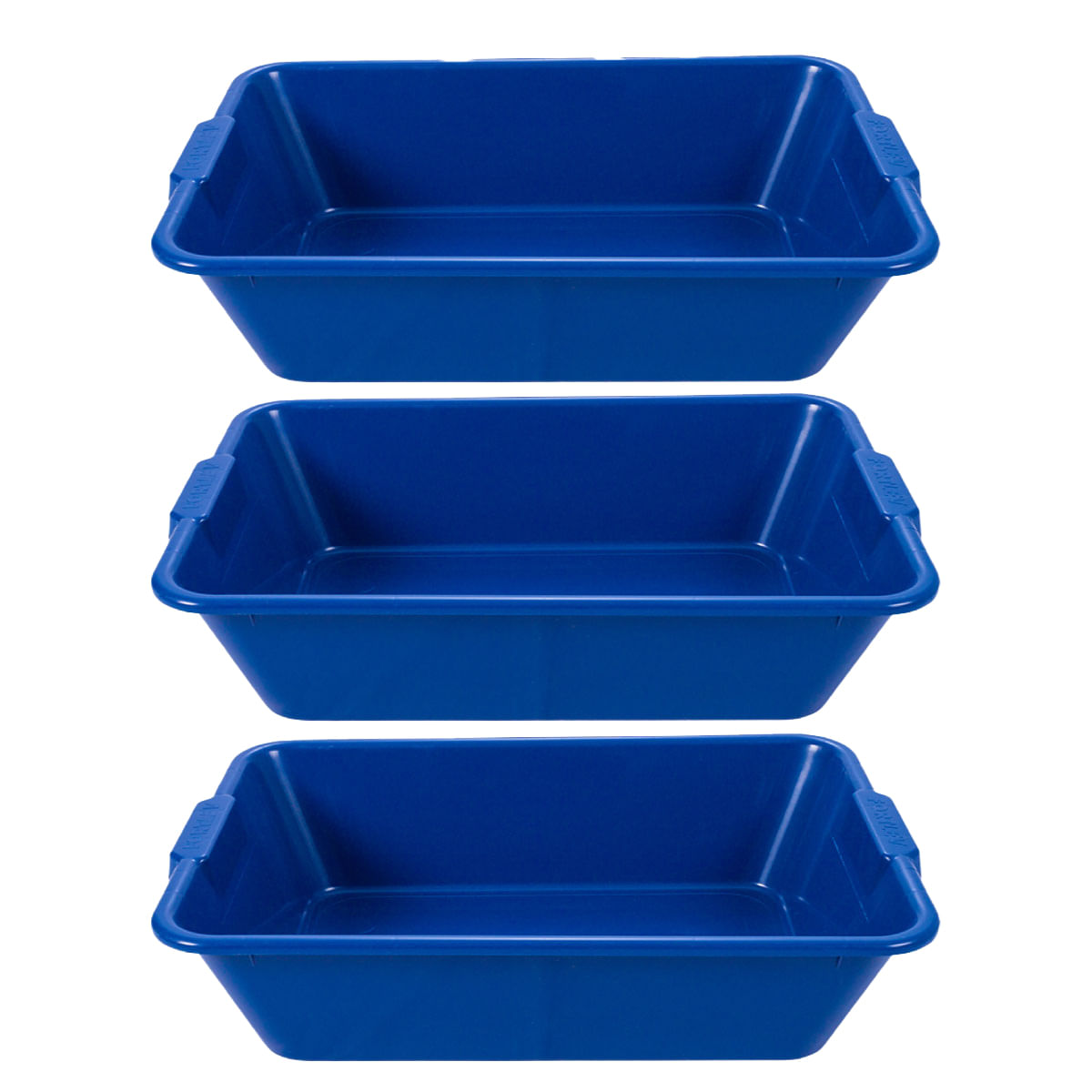 Kit 3 Caixas de Massa 40 litros Azul Afort – Efizi